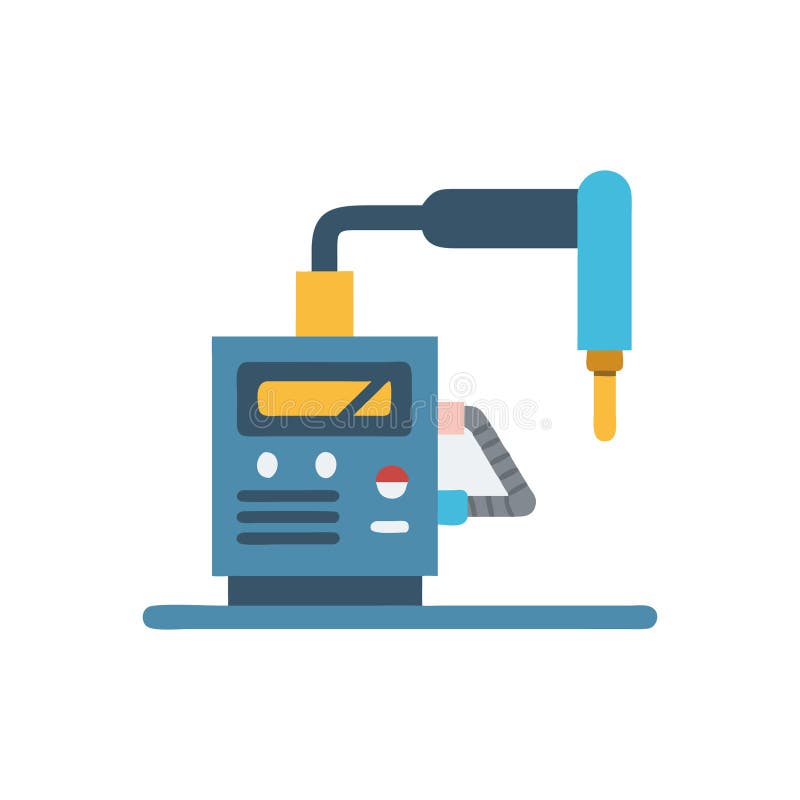 Welding Machine Tool Collection Icons Set Vector Stock Vector ...