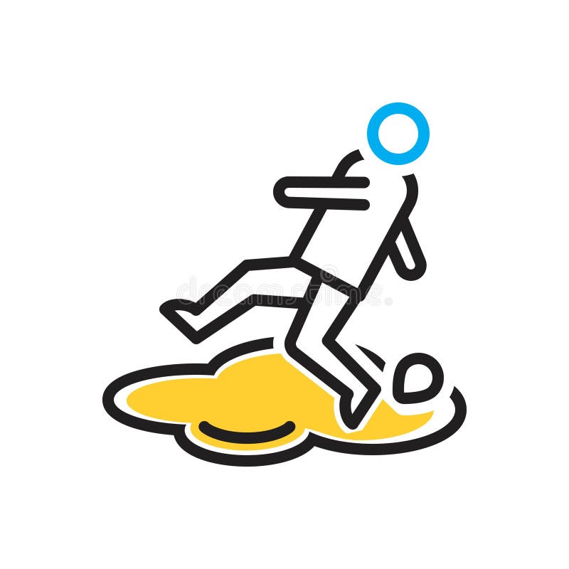 Multi Color Icon for Wet, Moisten and Soak Stock Illustration ...