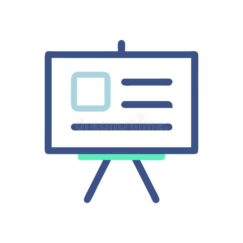 Icon for Whiteboard Teaching Tools Stock Vector - Illustration of ...