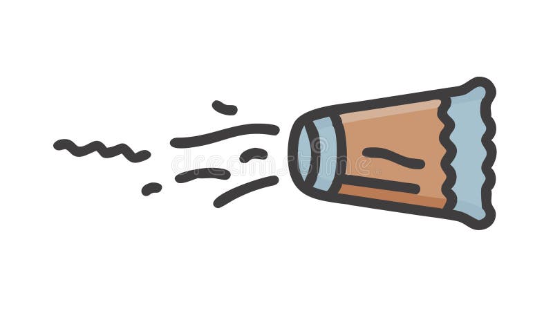 Icon of Wind Blowing Material, Suggesting Weather or Effects , Vector ...