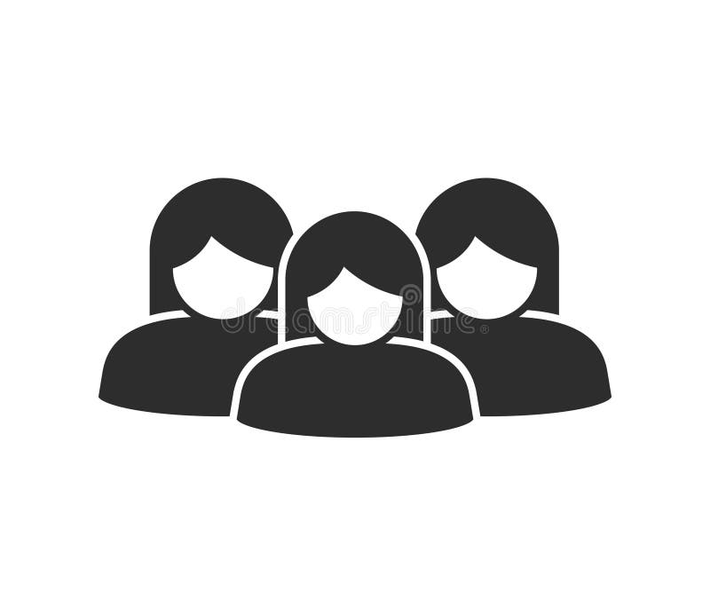 Women group icon stock illustration. Illustration of personality ...