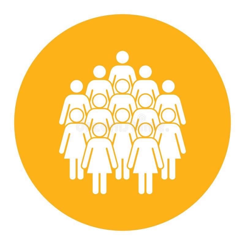 Icon of women, vector file stock vector. Illustration of group - 303931588