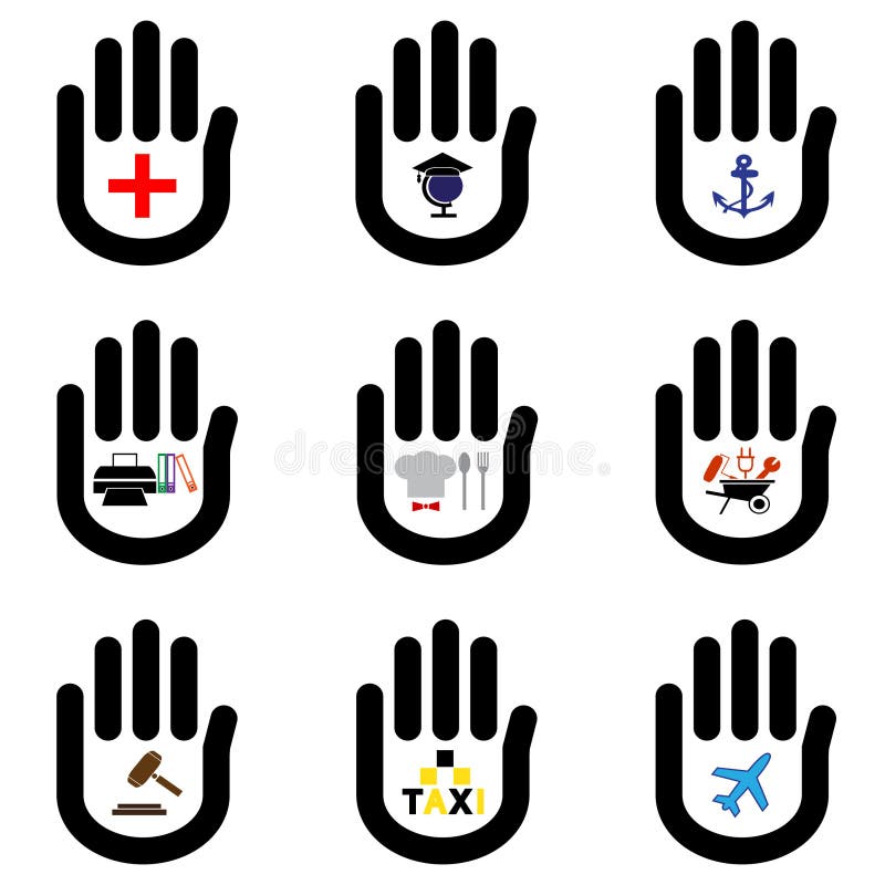 Icon work. stock vector. Illustration of emblem, construction - 58124611