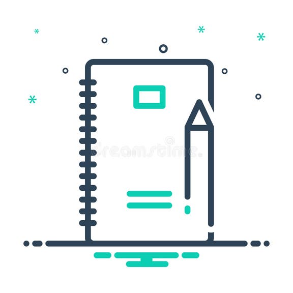 Mix Icon for Writing, Script and Handwriting Stock Vector ...