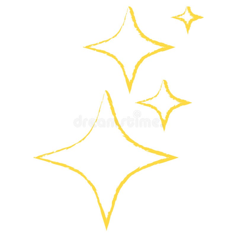 Icon Yellow Smbol Shine. Vector Illustration. EPS 10 Stock Vector ...