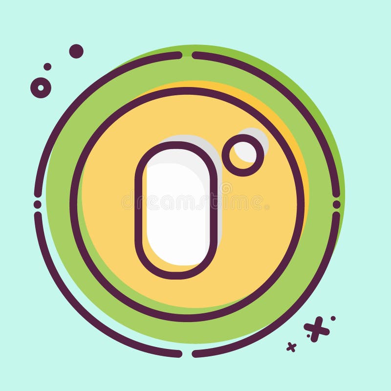 Icon Zero Point. Related To Air Conditioning Symbol. MBE Style. Simple ...