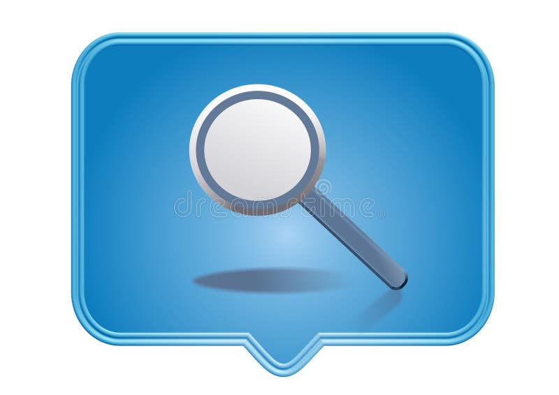Tasto Di Ricerca, Icona Di Ricerca Illustrazione di Stock ...