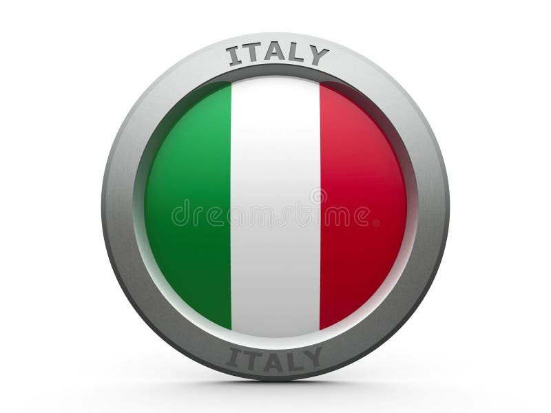 Icona - Bandiera Dell'Italia Illustrazione di Stock - Illustrazione di ...