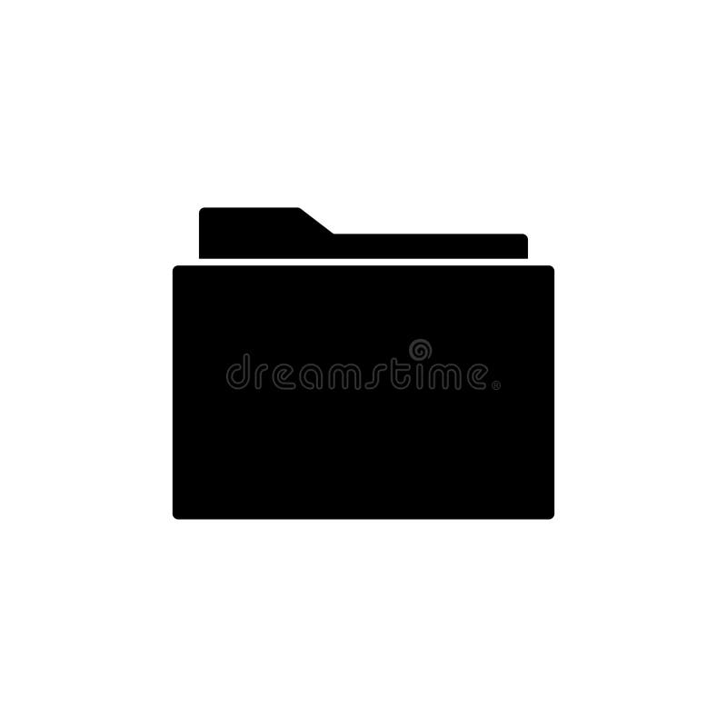 Icona Cartella . Icona Della Cartella Documenti Illustrazione ...