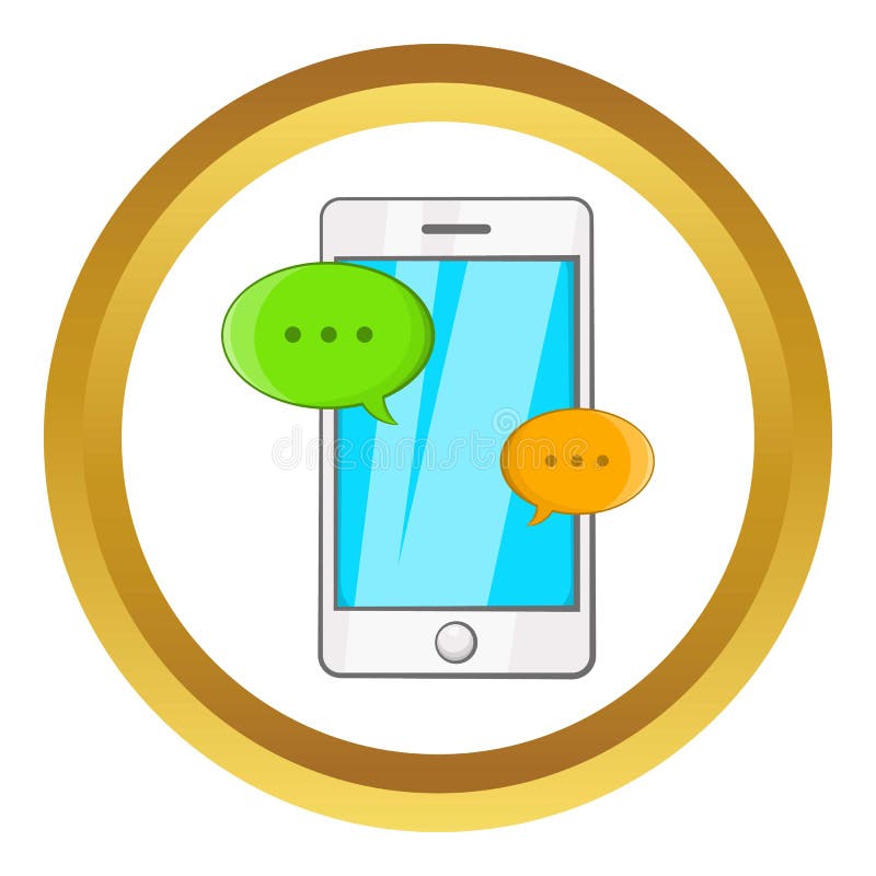 Messaggi Di Telefono, Icone Della Carta Di Credito E Di Servizio Di ...