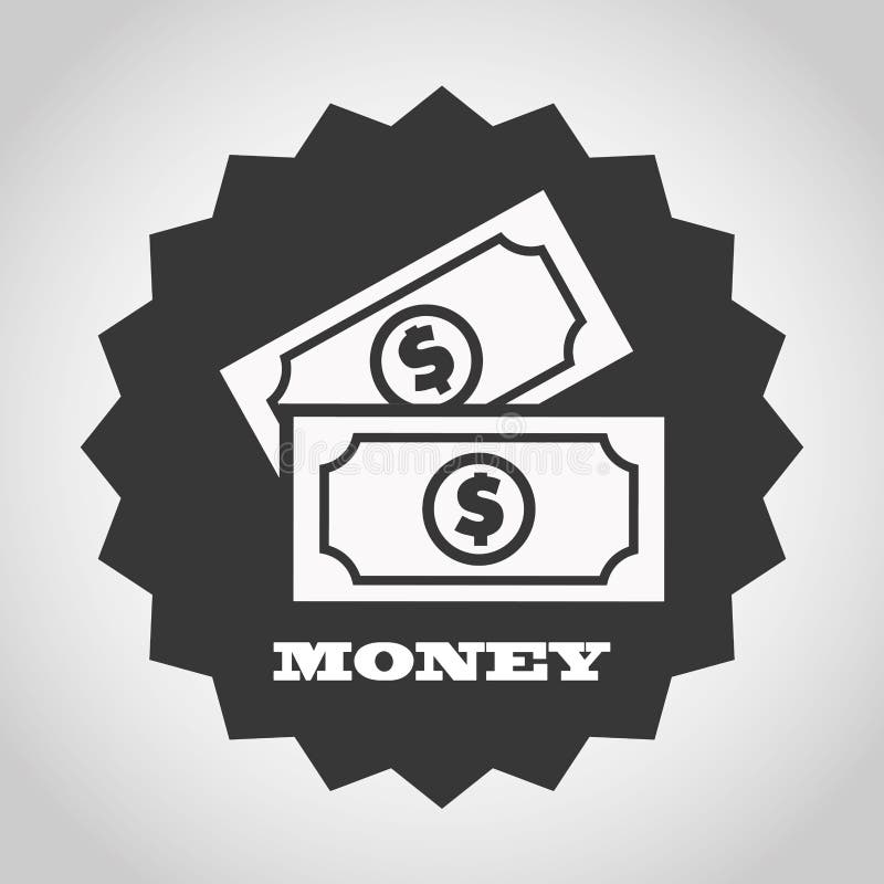Icona dei soldi illustrazione vettoriale. Illustrazione di tesoro ...