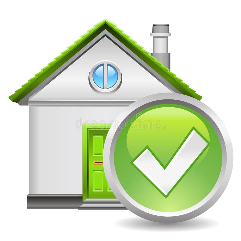 Case delle icone illustrazione vettoriale. Illustrazione di costruzione ...