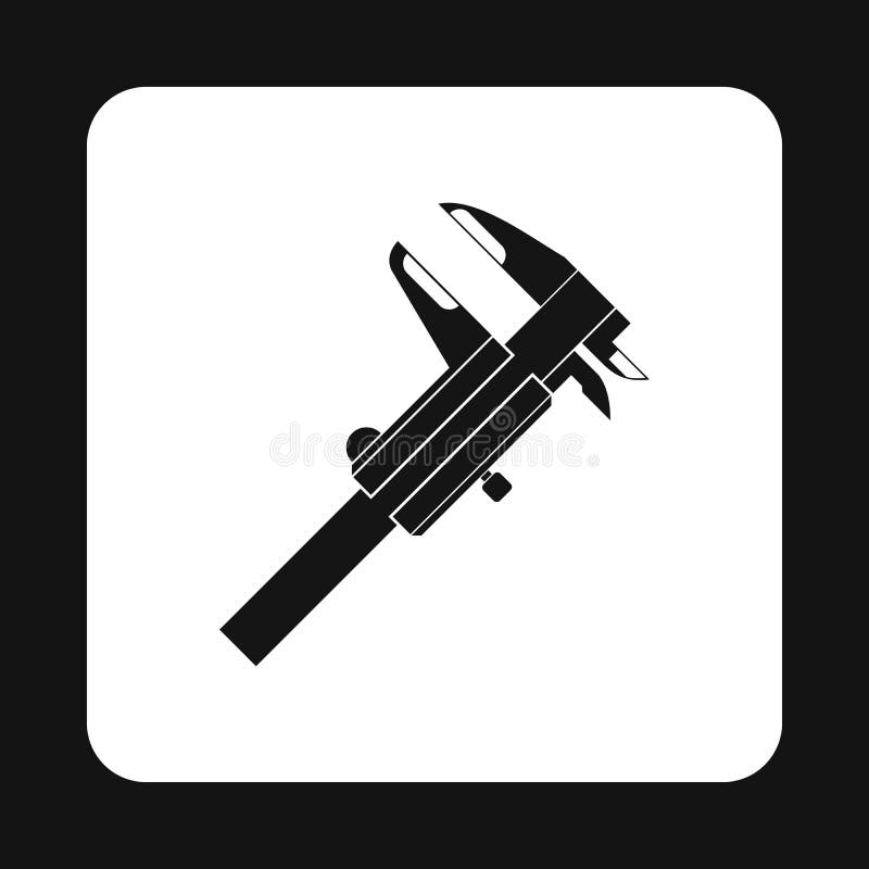 Calibro Digitale Elettronico LCD Illustrazione Vettoriale ...