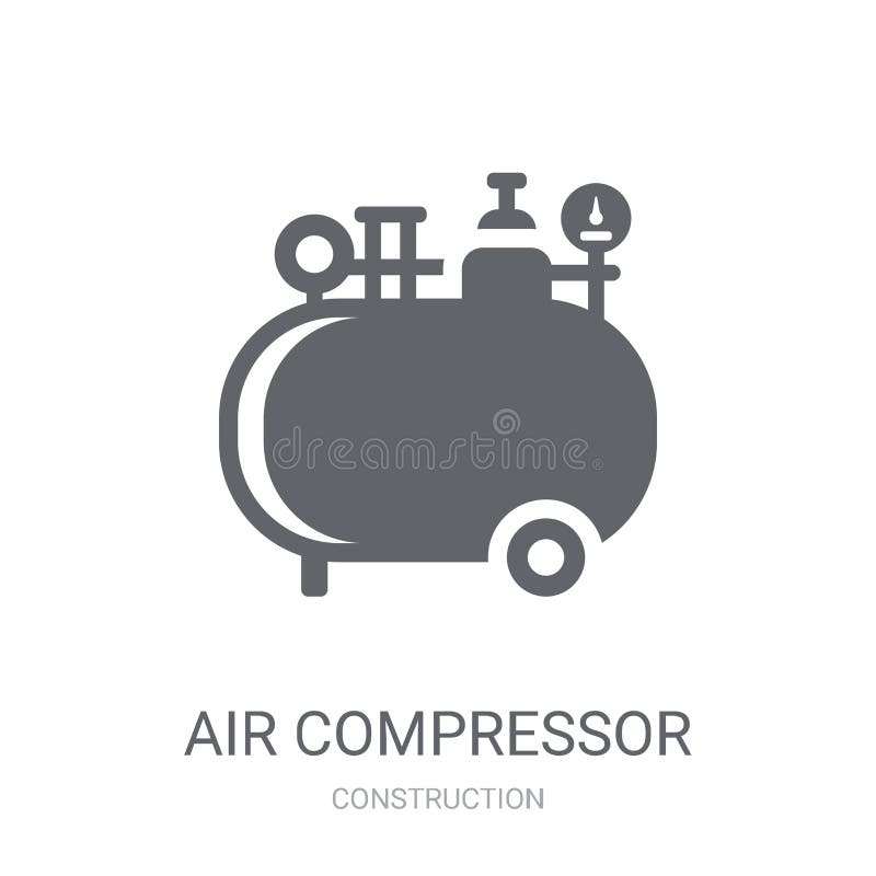 Logo Del Compressore Sotto Pressione Illustrazione Vettoriale ...