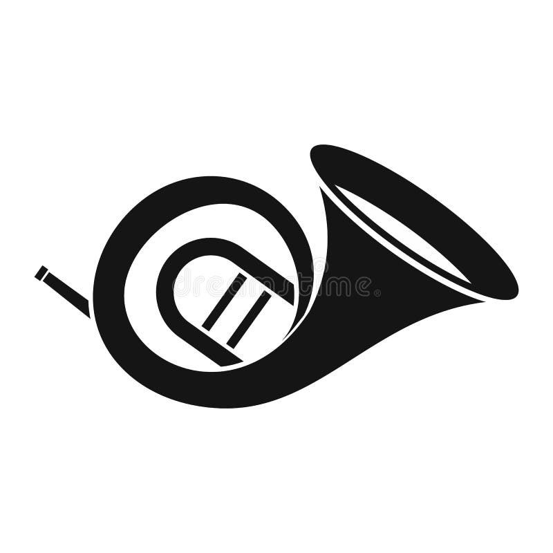 Icona Del Corno Francese, Stile Semplice Illustrazione Vettoriale ...