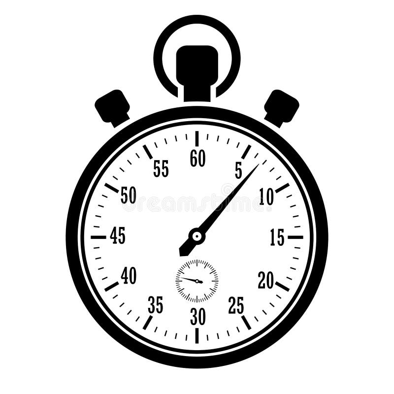 Icona del cronometro illustrazione vettoriale. Illustrazione di grafici ...