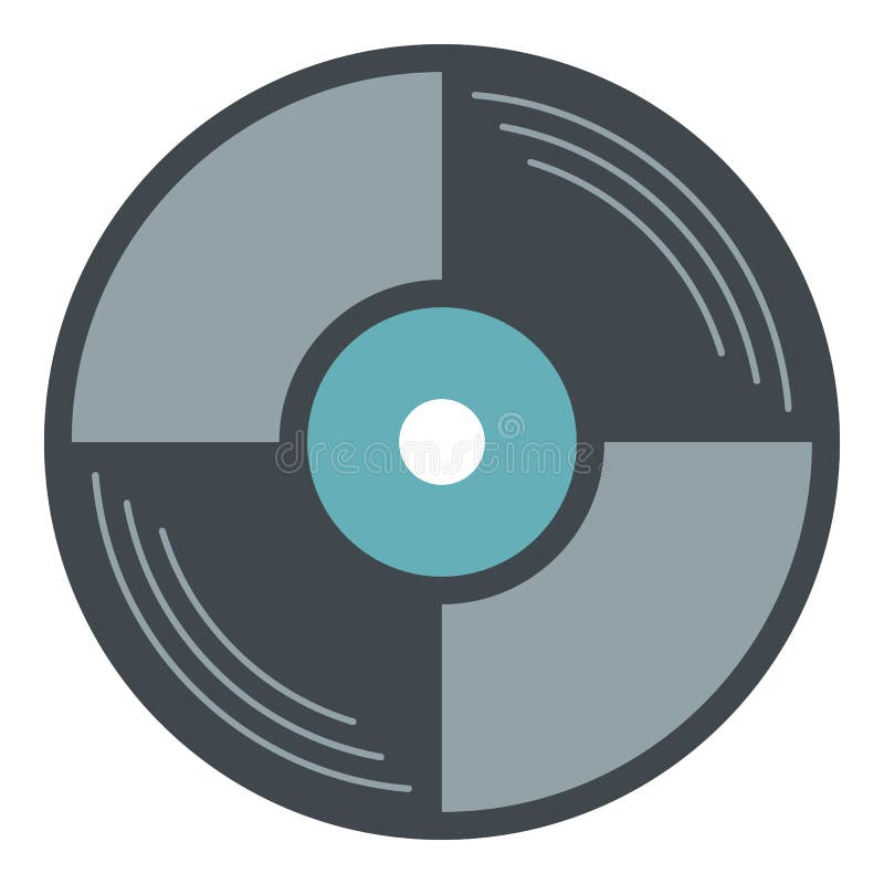 Icona Disco Rosso Vinile, Stile Isometrico Illustrazione Vettoriale ...