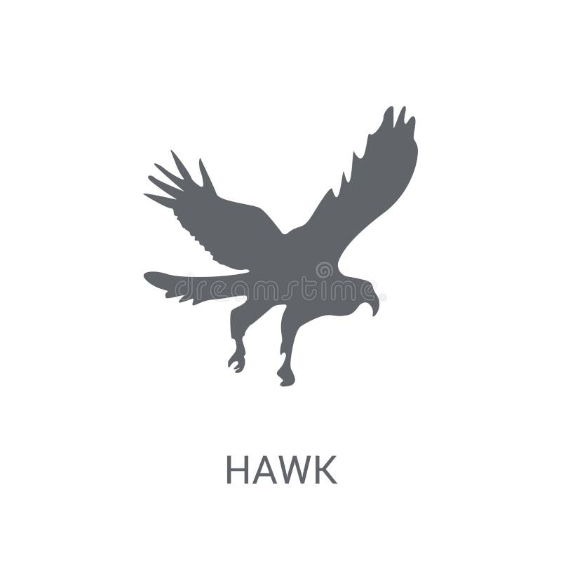 Icona Del Falco Nello Stile D'avanguardia Di Progettazione Icona Del ...