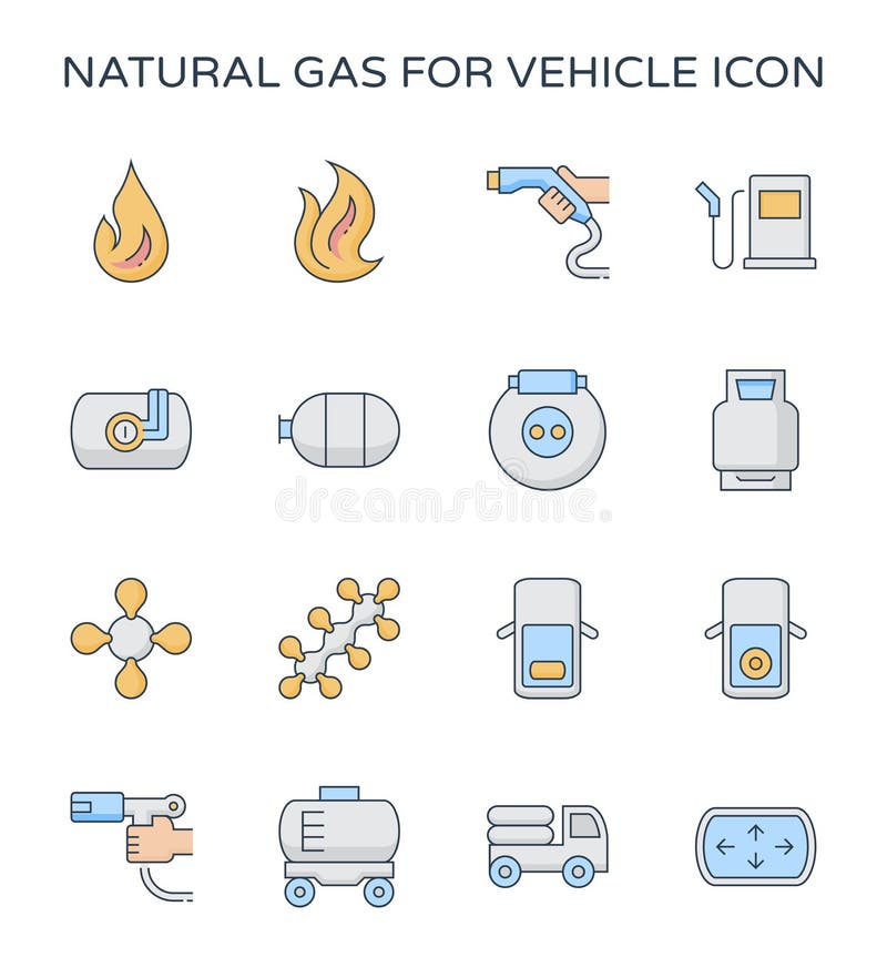 Icona del gas naturale illustrazione vettoriale. Illustrazione di ...