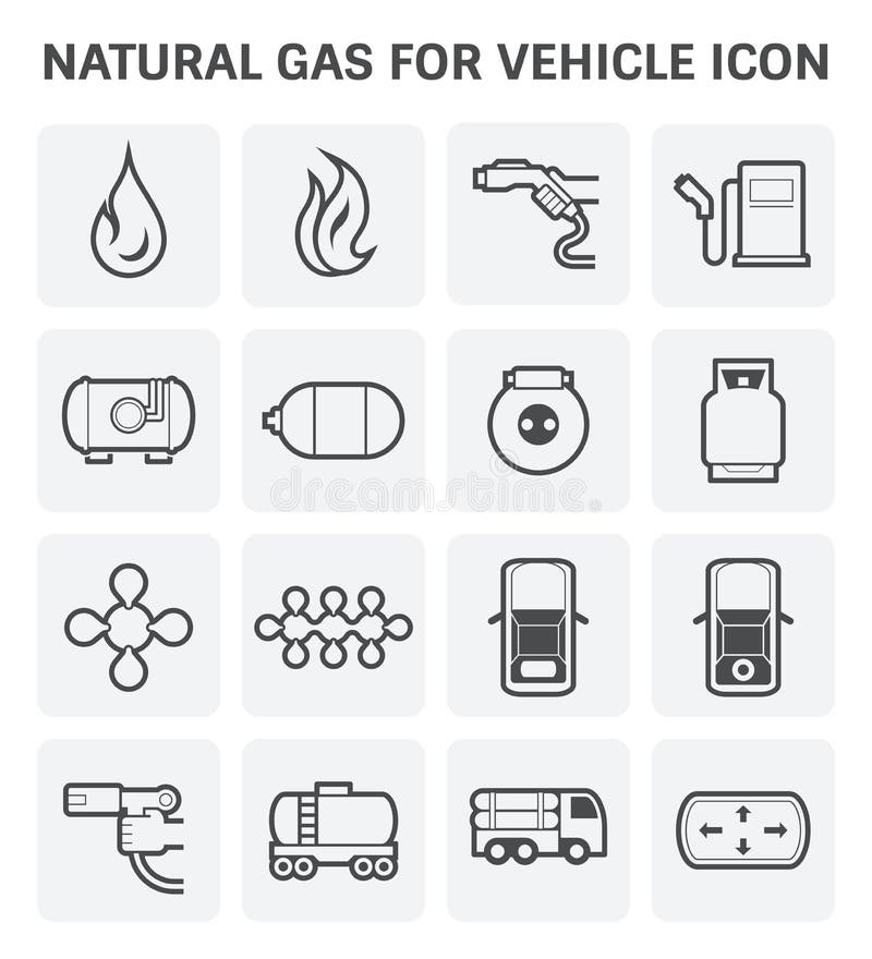 Icona del gas naturale illustrazione vettoriale. Illustrazione di fill ...