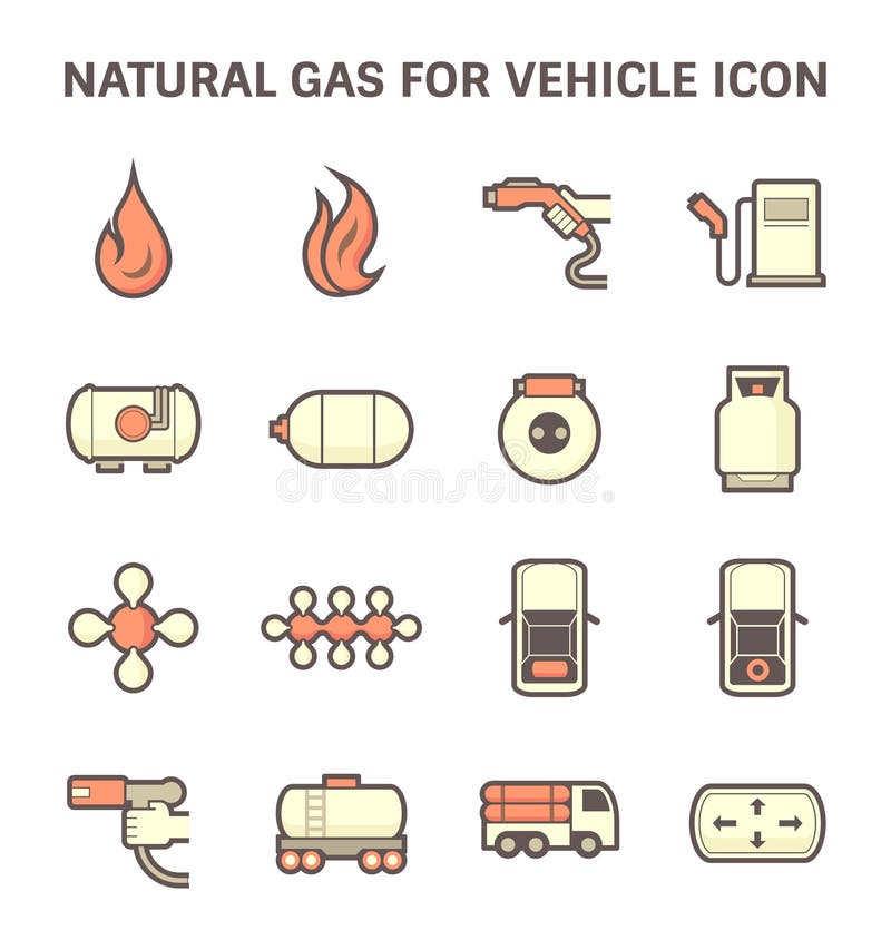 Icona del gas naturale illustrazione vettoriale. Illustrazione di ...