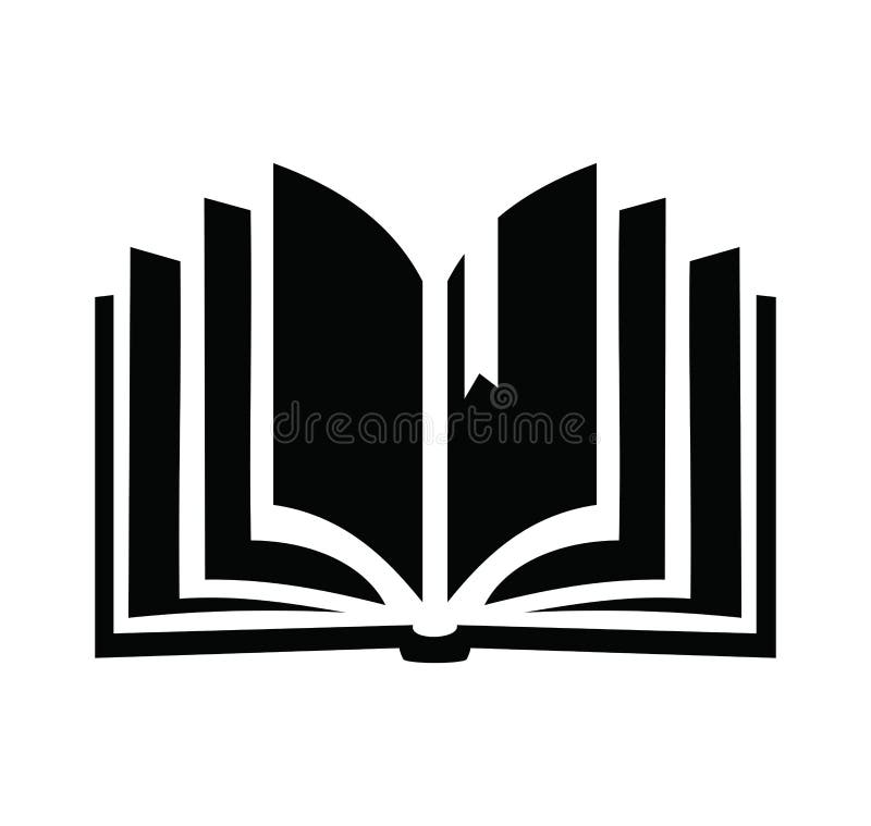 Libro Logo, Icona, Segno, Emblema, Modello Illustrazione Vettoriale ...