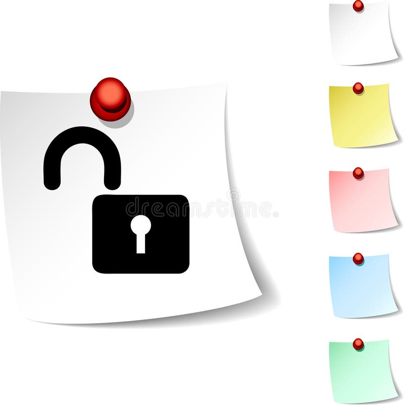 Icona del lucchetto. illustrazione vettoriale. Illustrazione di grigio ...