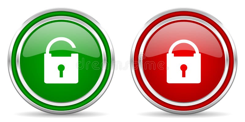 Icona lucchetto illustrazione vettoriale. Illustrazione di protegga ...
