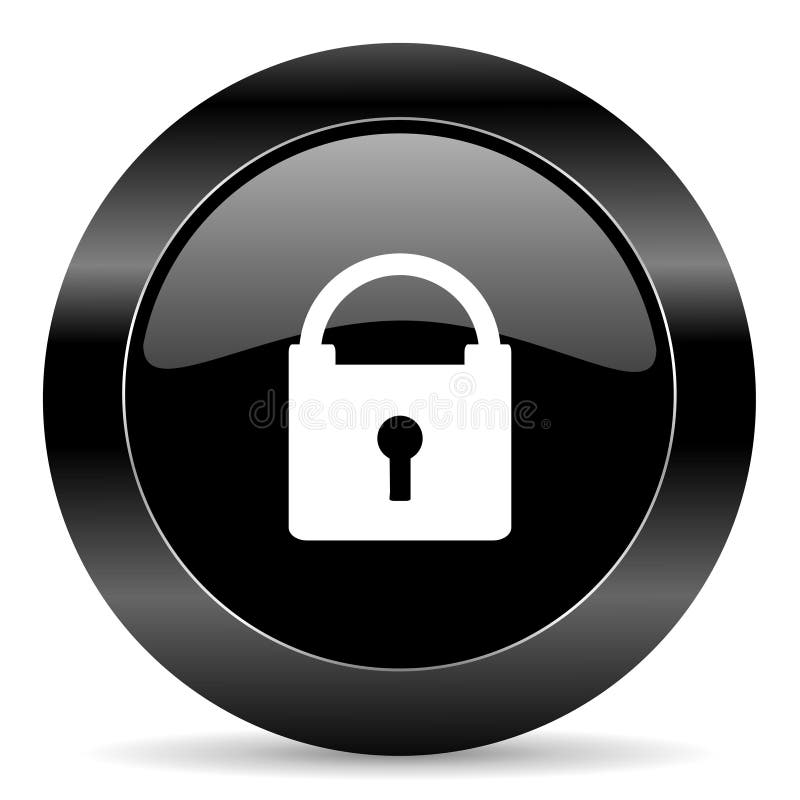 Tasto Del Computer Dell'icona Del Lucchetto Che Mostrano Sicurezza Di ...