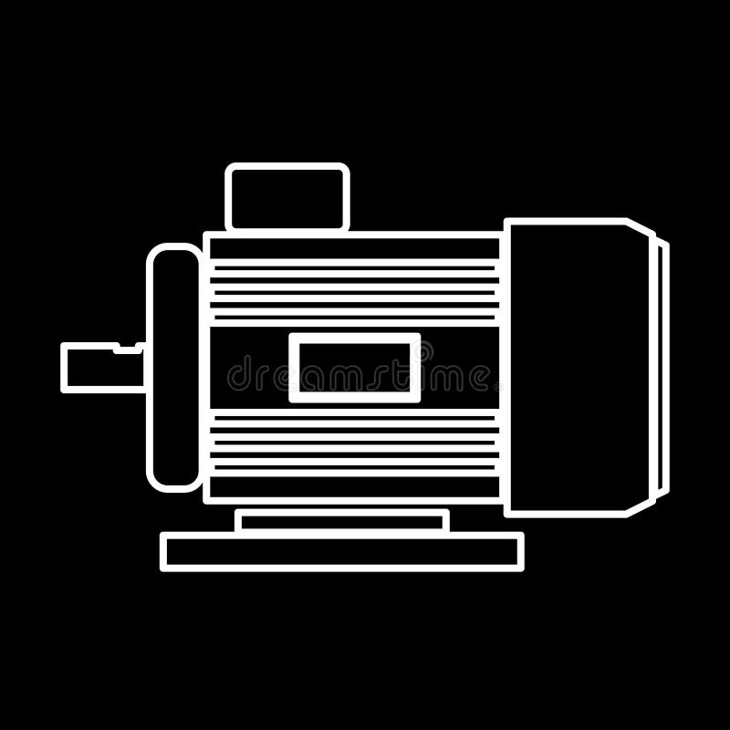 Icona E Simbolo Del Motore Elettrico Illustrazioni, Vettoriali E ...