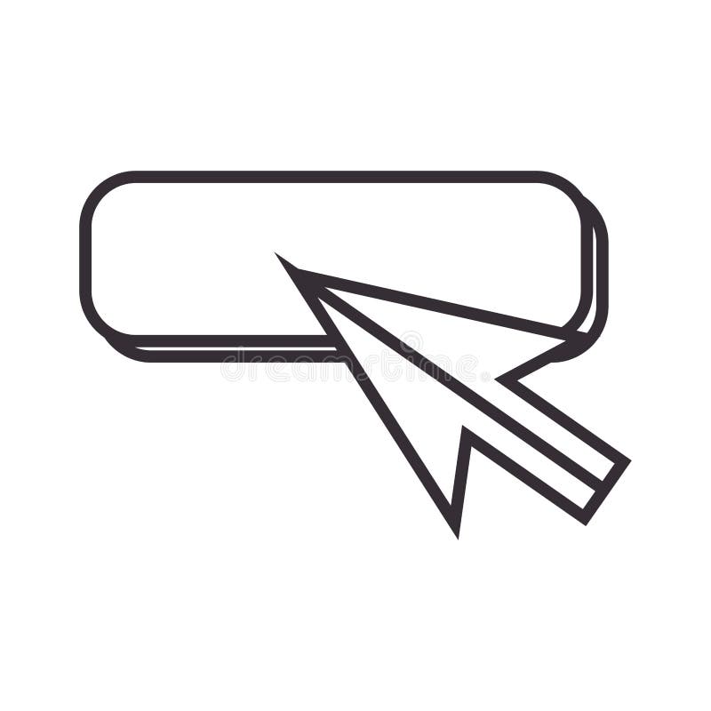 Icona Del Puntatore Del Mouse Della Freccia Illustrazione Vettoriale ...