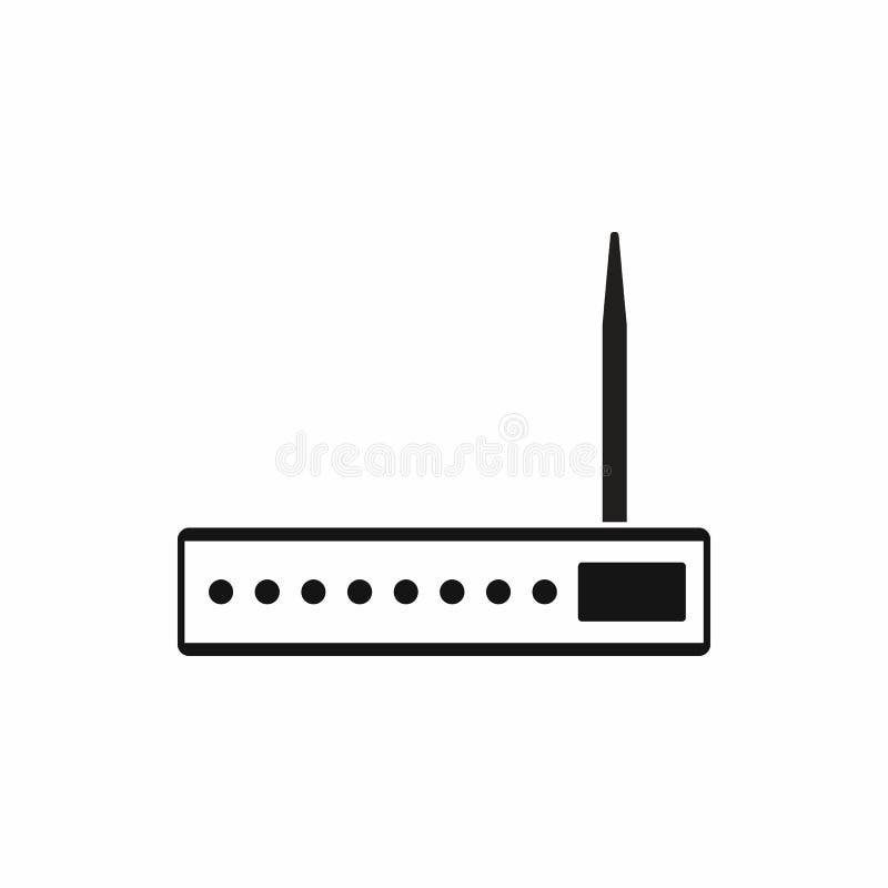 Icona Del Router Nello Stile Semplice Illustrazione Vettoriale ...