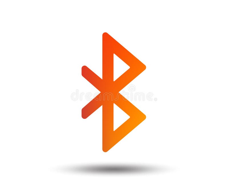 Icona Del Segnale Bluetooth. Simbolo Di Rete Mobile Fotografia Stock ...