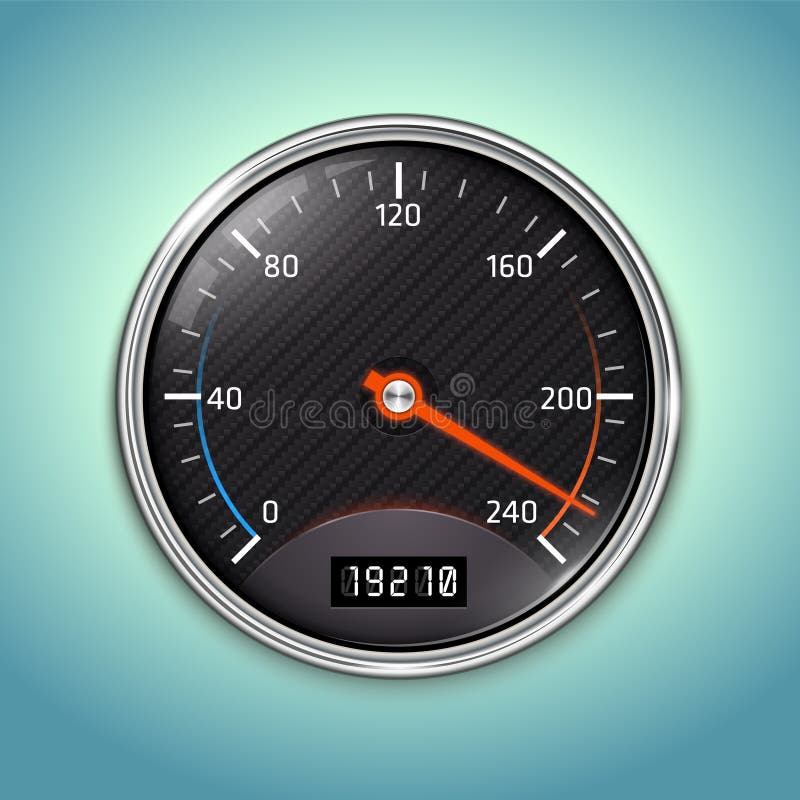 Icona Del Tachimetro Di Vettore Illustrazione di Stock - Illustrazione ...