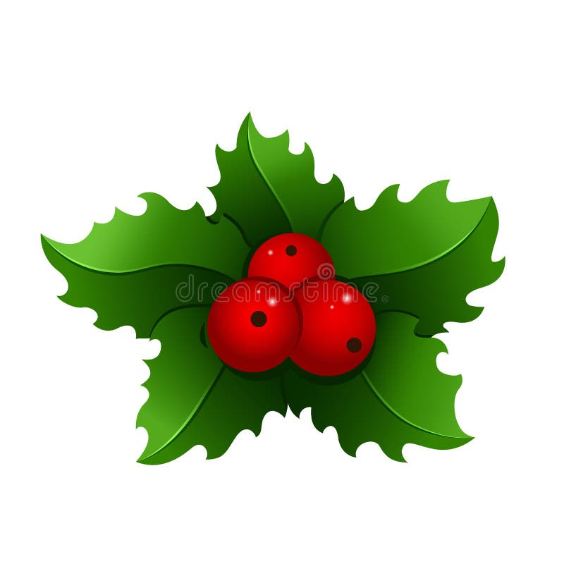 Icona Del Vischio Di Natale Illustrazione Vettoriale - Illustrazione di ...