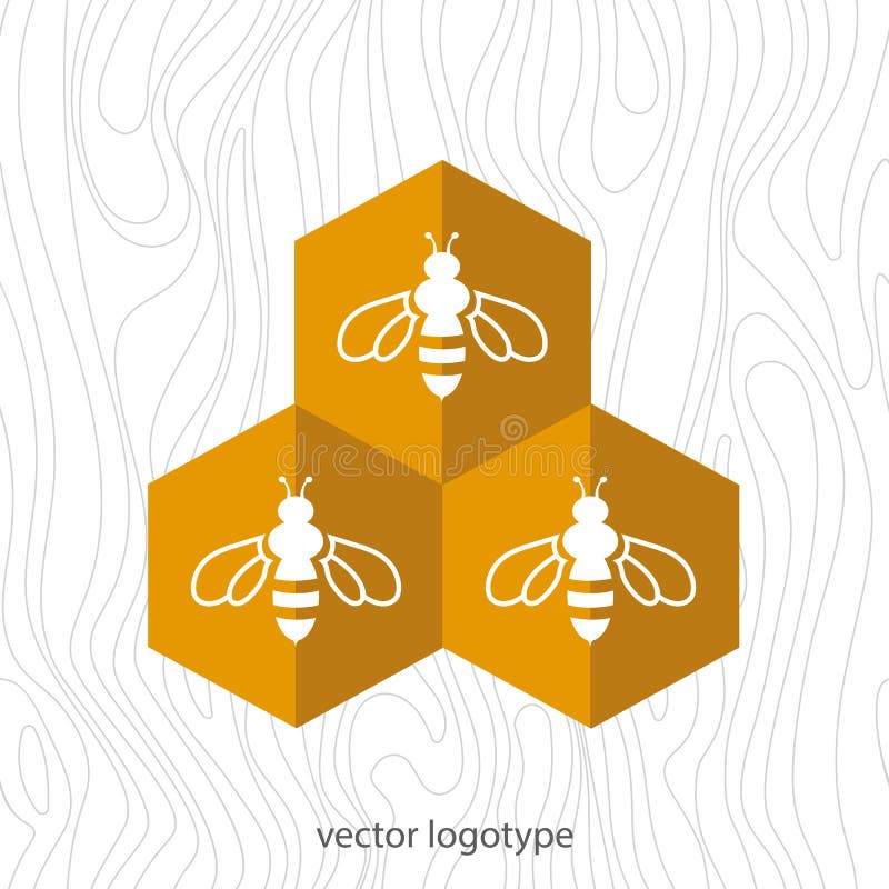 Icona dell'ape di vettore illustrazione vettoriale. Illustrazione di ...