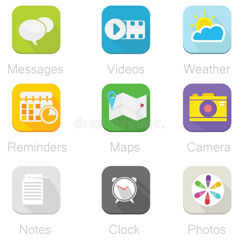 Icona dell'applicazione illustrazione vettoriale. Illustrazione di ...