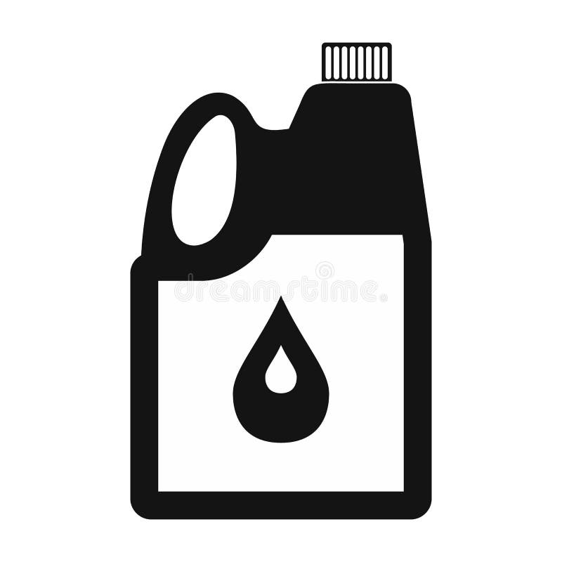 Icona Dell'olio Della Tanica Illustrazione Vettoriale - Illustrazione ...