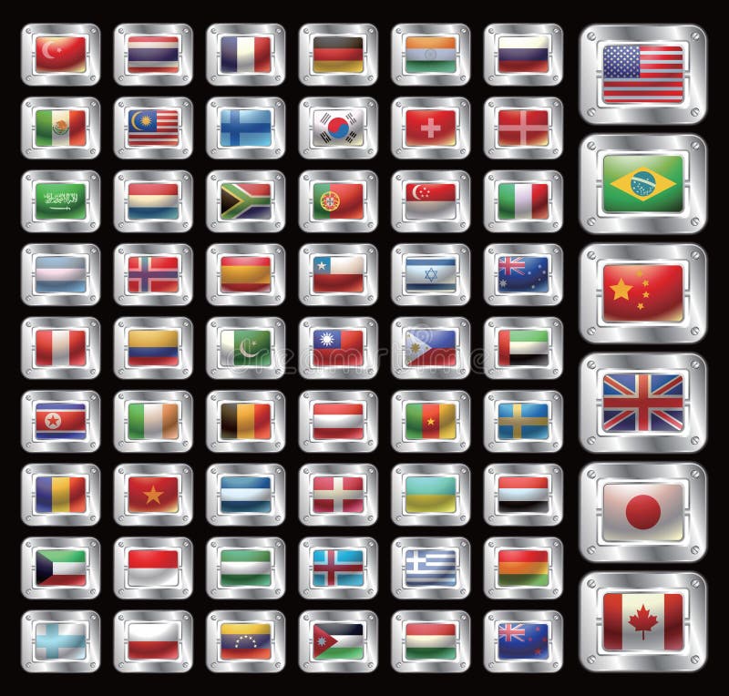 Icona Bandiera illustrazione vettoriale. Illustrazione di asia - 9876816