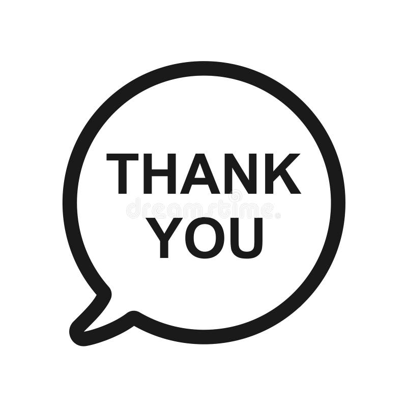 Grazie Icona Il Vettore Lineare Piano Moderno D'avanguardia Vi ...