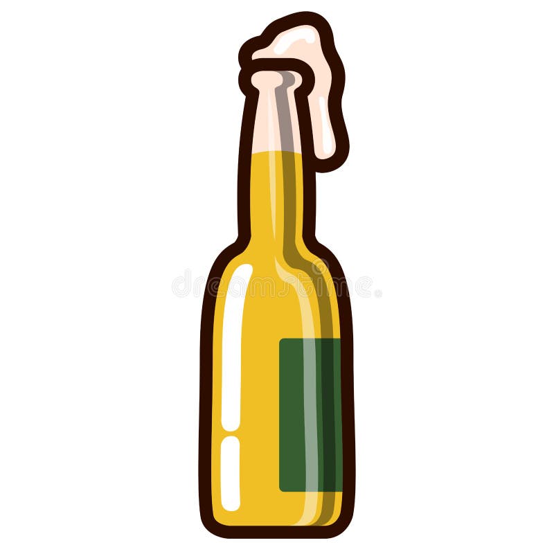 Icona Della Bottiglia Di Birra Illustrazione Vettoriale - Illustrazione ...