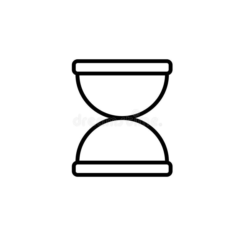 Clessidra, Icona Di Tempo Elemento Dell'icona Della Giustizia E Di ...
