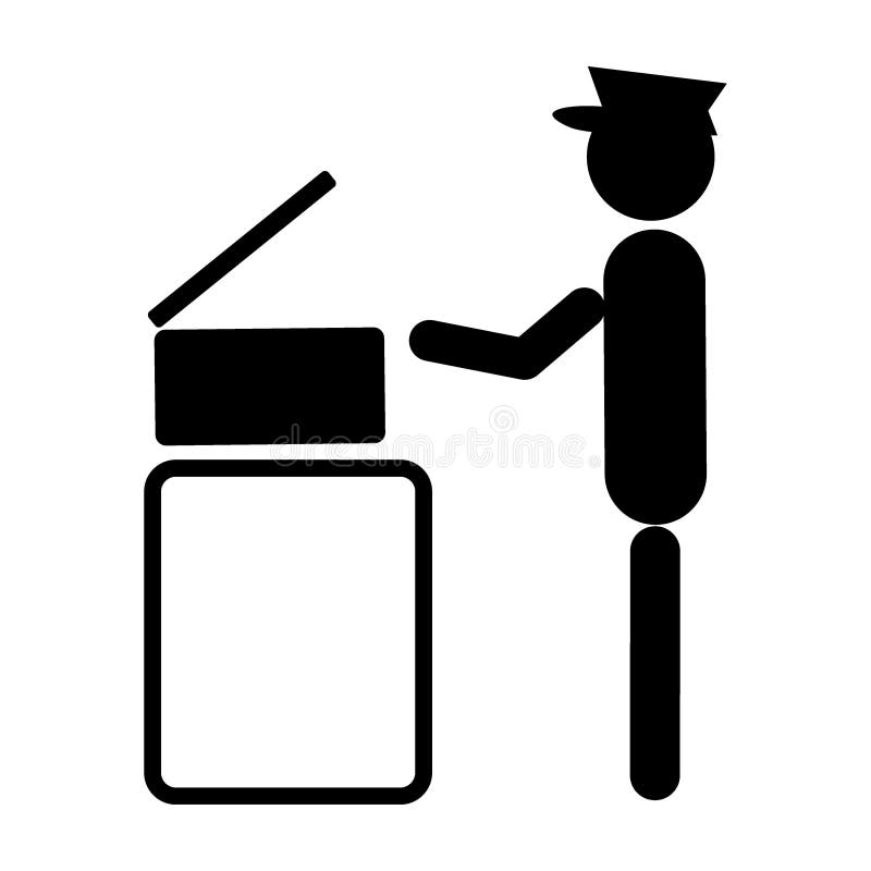 Icona Della Dogana, Segno, Migliore Illustrazione 3D Illustrazione di ...