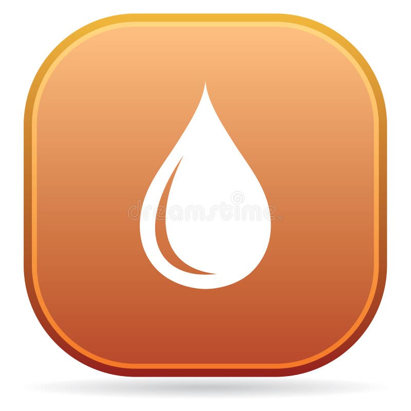 Icona Della Goccia Di Acqua Illustrazione Vettoriale - Illustrazione di ...