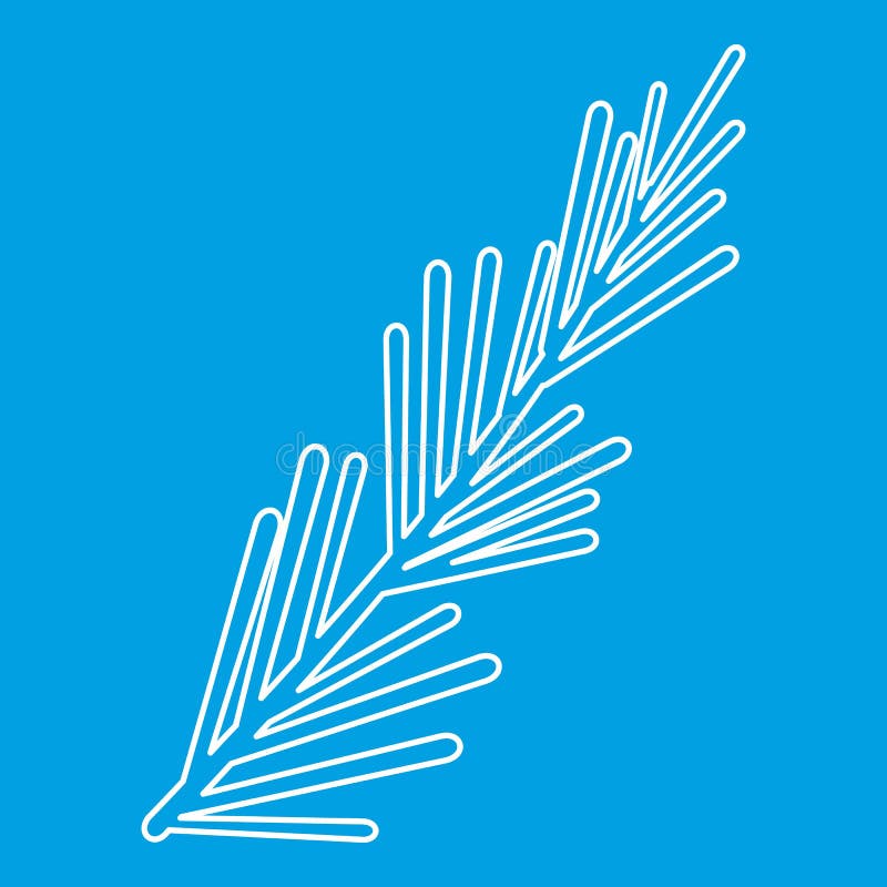 Icona Della Pianta Del Timo, Stile Del Profilo Illustrazione Vettoriale ...