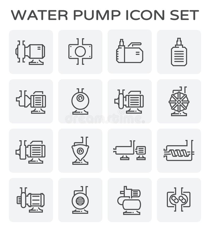 Icona Della Pompa Idraulica Illustrazione Vettoriale - Illustrazione di ...