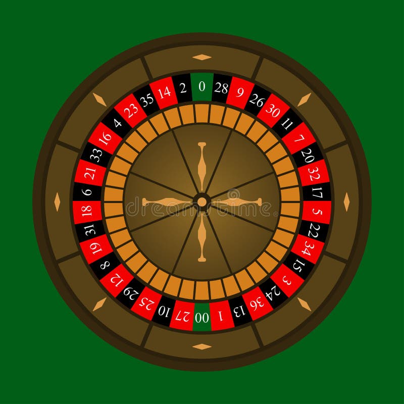 Icona Della Ruota Di Roulette Illustrazione Vettoriale - Illustrazione ...