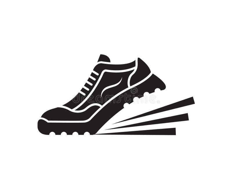 Icona Della Scarpa Di Sport Illustrazione Vettoriale - Illustrazione di ...