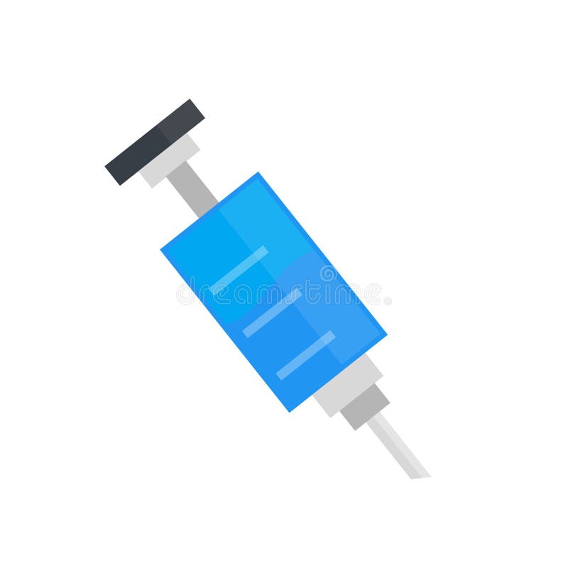 Icone Di Vettore Della Siringa Illustrazione Vettoriale - Illustrazione ...