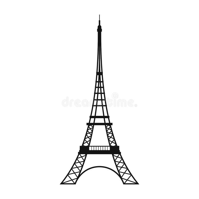 Icona Isometrica 3d Della Torre Eiffel Illustrazione di Stock ...